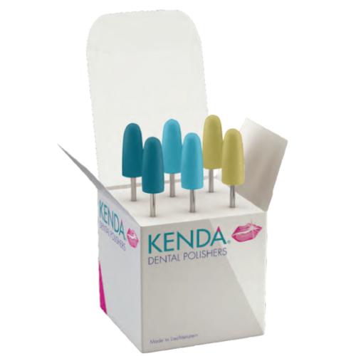 KIT PULIDORES ACRYLIC BLUE, 6 PIEZAS - KENDRA – Dentiprime Supply