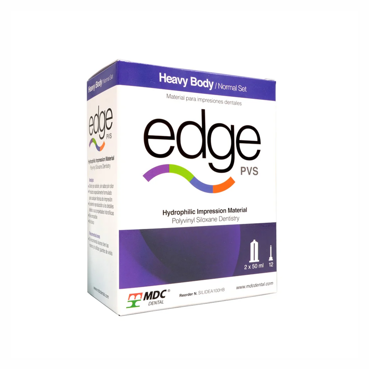 Silicón Dental por Adición Edge Heavy Body Tipo 1 – 2 x 50 ml ...